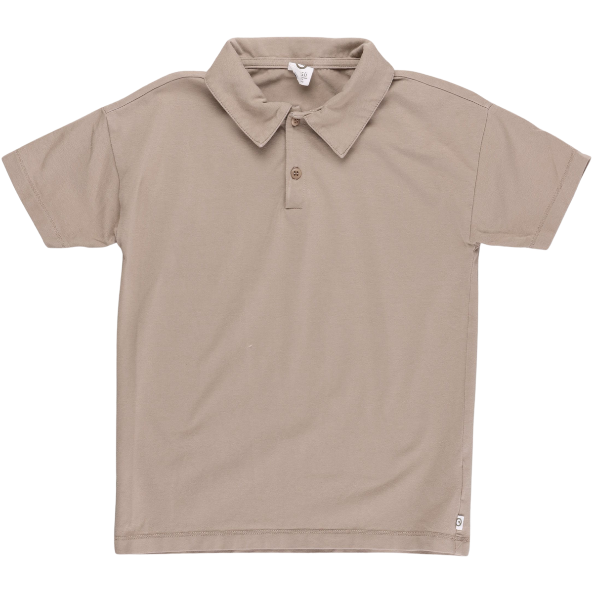 RE-LOVED COZY ME T-shirt med krave – by Green Cotton DK